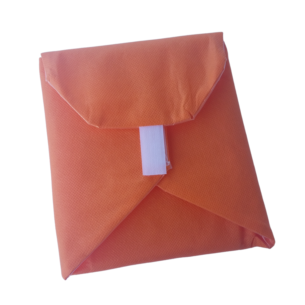 Orange Polypro Pouch - Wrap-N-Mat - Environmentally friendly, washable ...