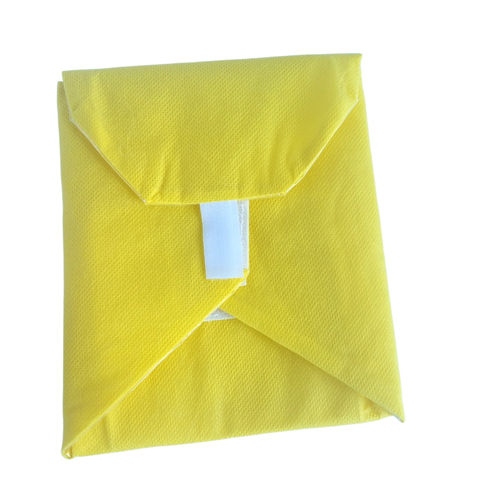 Yellow Polypro Pouch - Wrap-N-Mat - Environmentally friendly, washable ...